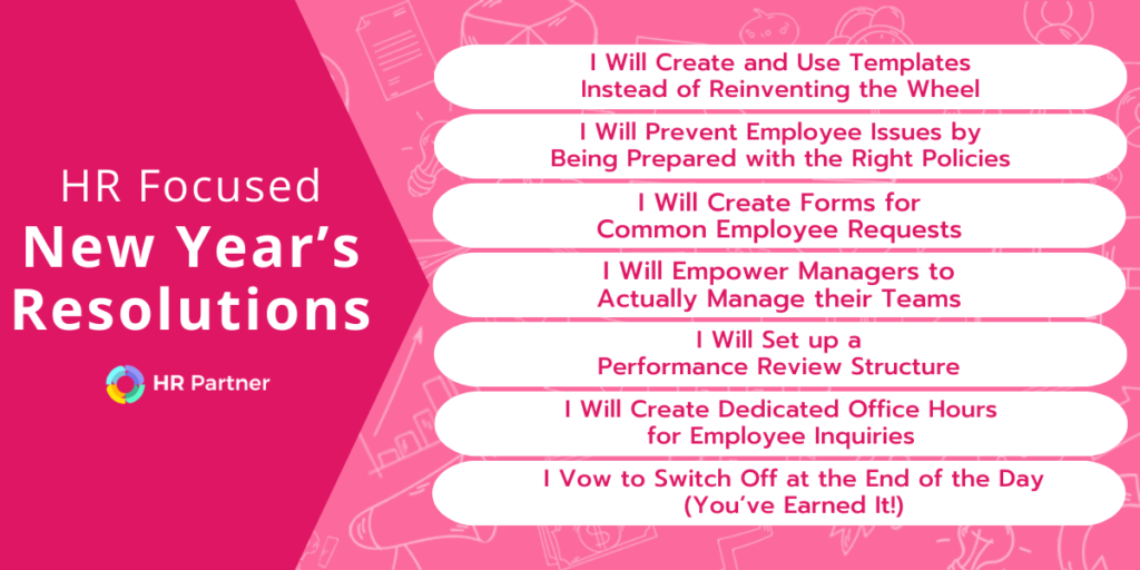 New Year's Resolutions for HR Professionals | HR Partner