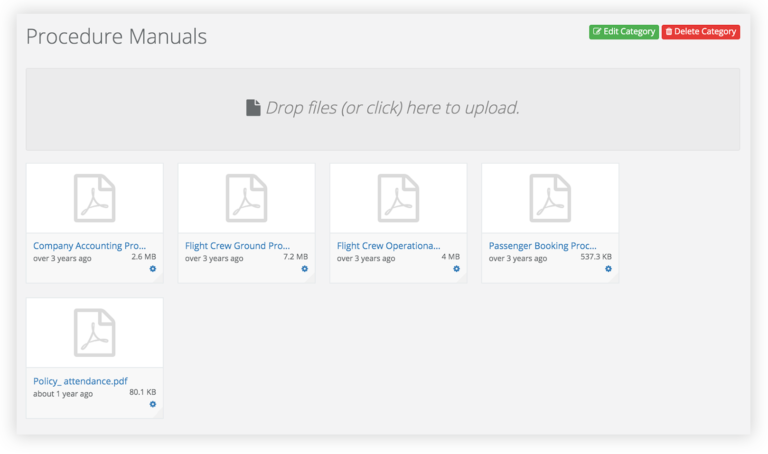 Library - procedure manuals - HR Partner
