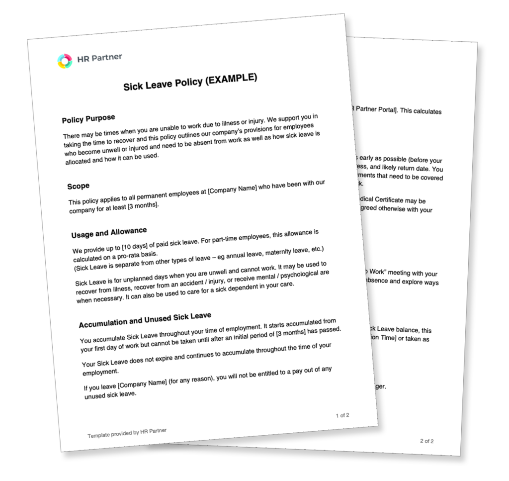 Free HR Templates HR Partner